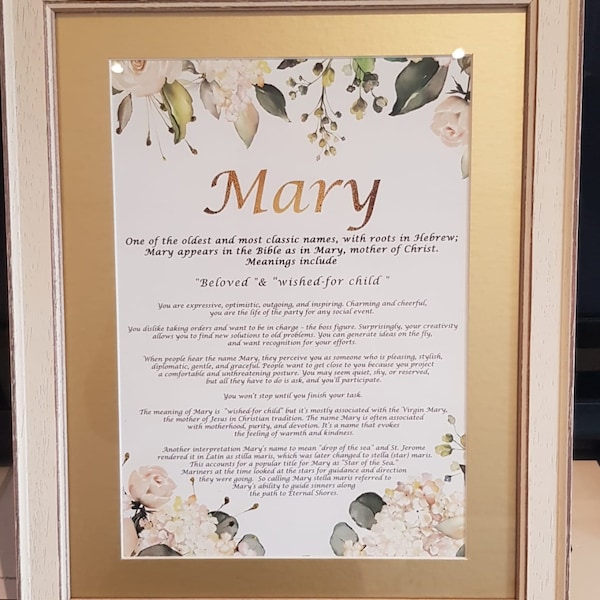 Asher Name Meaning,first Name Wall Art,psalm 16,custom Biblical Meaning ...