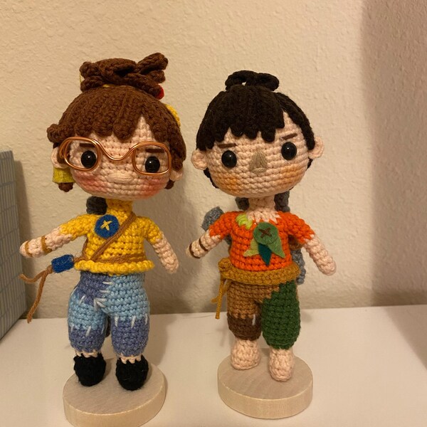 It Takes Two May and Cody Crochet Dolls, Amigurumi May and Cody, It Takes Two Amigurumi - Etsy