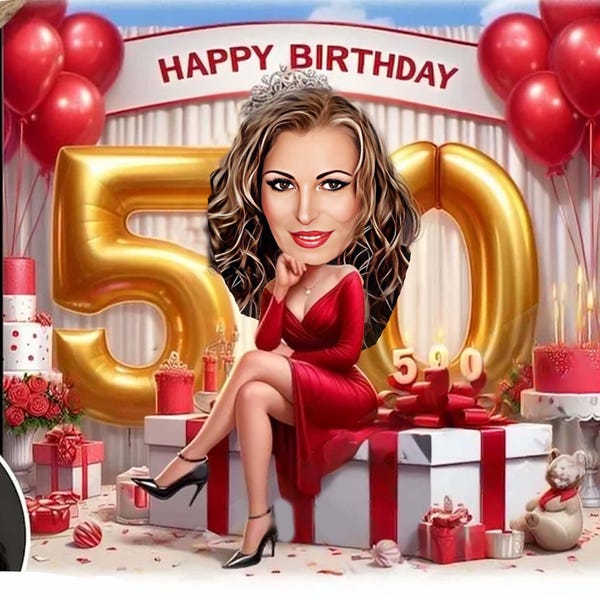 Custom Runner Cartoon Portrait | Personalised Runner Caricature ...