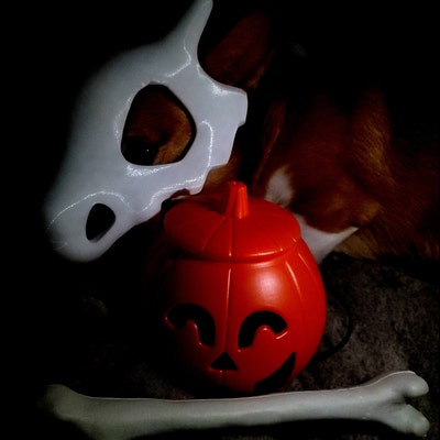 Cubone Dog Mask / Dinosaur Mask / Dog Costume / Funny Dog Gift / 3D ...