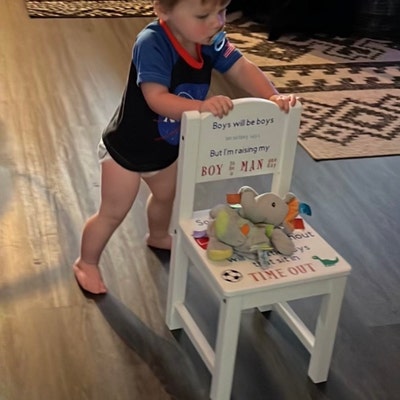Boys Time Out Chair - Etsy