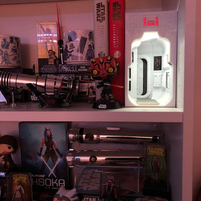 Sci-fi Book Nook. Bookshelf Decorationaction Figure Display. Bring a ...