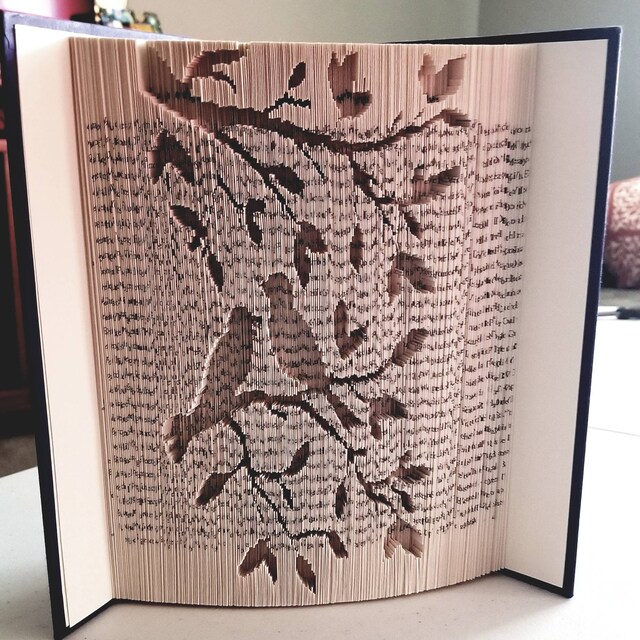 Book Folding Patterns & Instruction Folded Book by NailYtBookArt