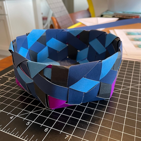 Digital Mad Weave Step by Step Quide, Basket Instruction Booklet - Etsy