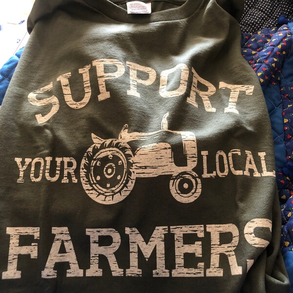 Support Local Farmers Shirt, Farmers Market Shirt, Farmer Shirt ...
