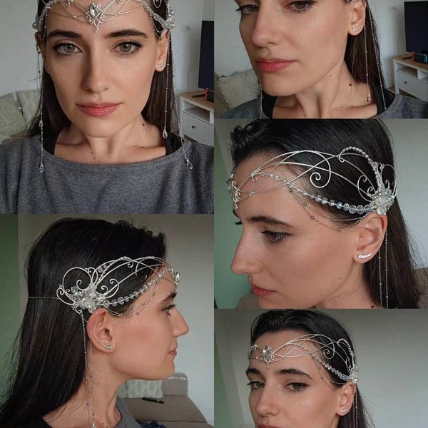 Delicate Elven Tiara, Wedding Circlet, Elf Coronet, Wedding Accessories ...