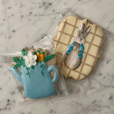 Peter Rabbit Decorated Sugar Cookies - Etsy