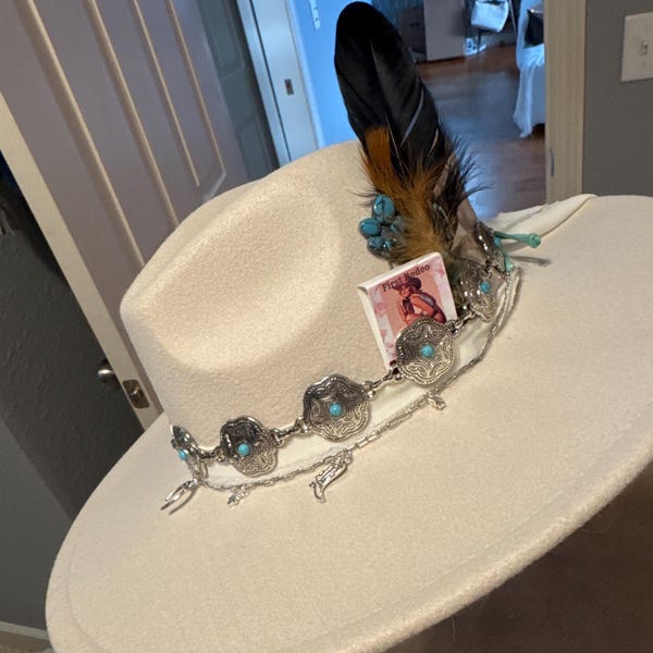Custom Hat Band Feathers. Hat Band Accessory. Custom Feather for Your ...