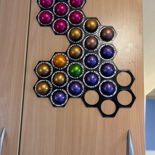 Nespresso Vertuo Pod Holder 7 Slot - Wall Mount Storage Wall Art - Etsy