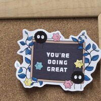 Blue Flame and Howl's Moving Castle Quote Sticker | Fire Demon ...