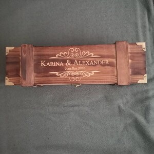 Personalized Wooden Gift Box Engraved Name Box Wooden | Etsy