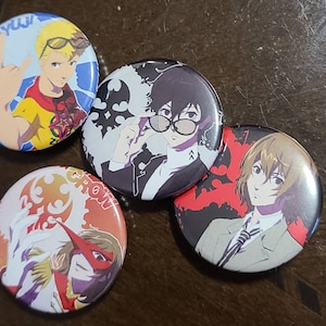TWEWY Starter Set 8 1-1/2 Pinback Buttons - Etsy