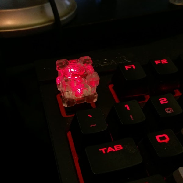 Portal Companion Cube Keycap Cherry MX Mechanical Gaming Keyboards - Etsy