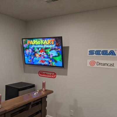 2ft or 4ft HUGE Nintendo Nintendo Switch Video Game Logo Sign man Cave ...