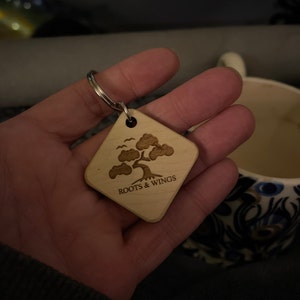 Personalised Wooden Animal Key Rings Solid Wooden Engraved - Etsy UK