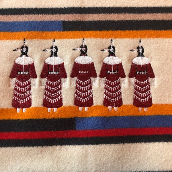 Native American Woman - Machine Embroidery Design, Tribal Indian ...