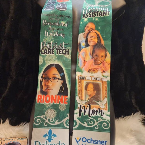 Digital 3D Senior Graduation Stole/sash 12 All Over Print Photoshop ...