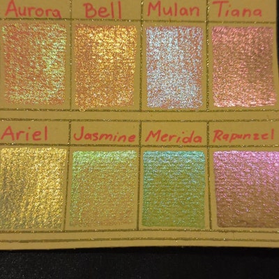 Merida Disney Princess Watercolor Paints Half Pan - Etsy