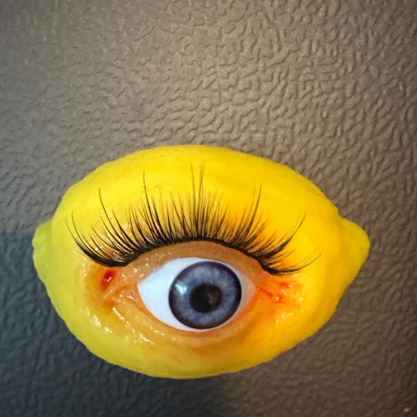 The Wall-mountable All Seeing Lemon - Etsy