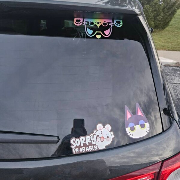 Punchy Vinyl Sticker - Etsy