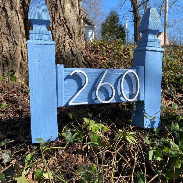 Modern Reflective Floating House Numbers 5" Address America Proprietary ...