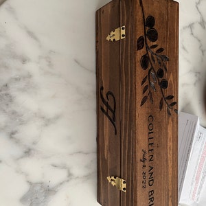 Custom Personalized Wedding Wine Box First Fight Box Memory - Etsy