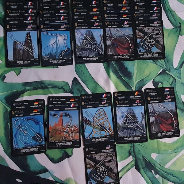 Taron - Phantasialand | Intamin: Rollercoaster Layout Popup Card - Etsy