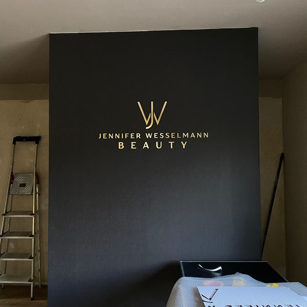 Large Business Sign for Wall , Custom Acrylic Lobby Sign , Double Sided ...