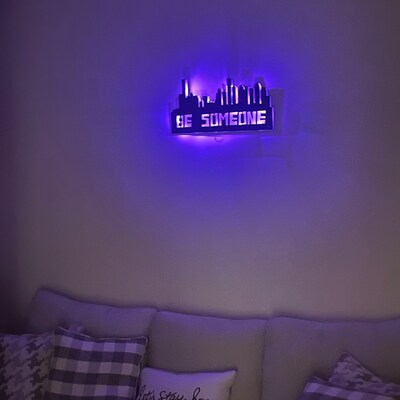 American Flag USA Flag Led Sign Custom Led Sign Handmade - Etsy