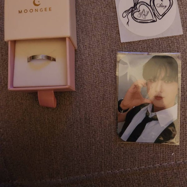 Stray Kids RING/ Personalized Ring, KPOP, Stay, Subtle Engraved Ring ...