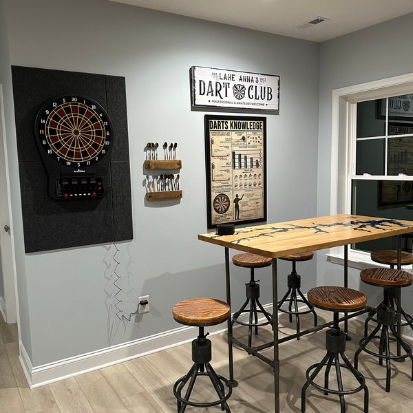 Dart Board | Dart Club Wall Sign | Personalized Man Cave Wall Décor ...
