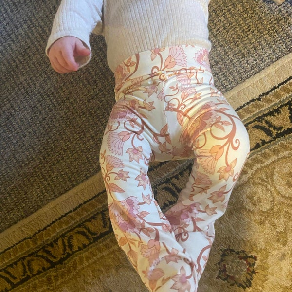 Baby Flare Pant Sewing Pattern, Baby Flared Pants Pattern, Flared Pants ...