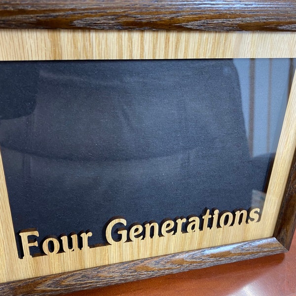 Jumbo 5x7 Landscape Generations Picture Frame ~three Generations, Four ...