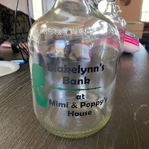 Our Adventure Fund World Map Money Jar Travel Fund 1 | Etsy