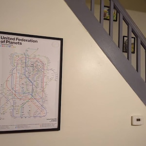Galactic Transit Map, Fantasy Map, Unique Metro Map, Unique Gift ...