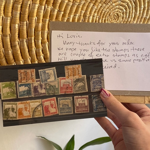 India Postage Stamp Collage Art - Etsy