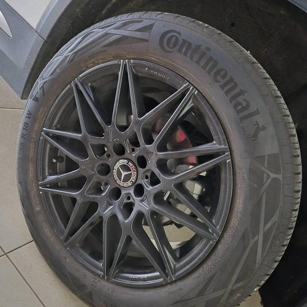 4 Hub Caps Mercedes AMG Logo Affalterbach Rim Wheel Center Caps 68mm ...