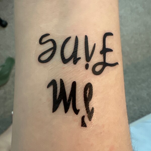 BTS Inspired Temporary Tattoo | Logo, Love Yourself, Mikrokosmos, Zero ...