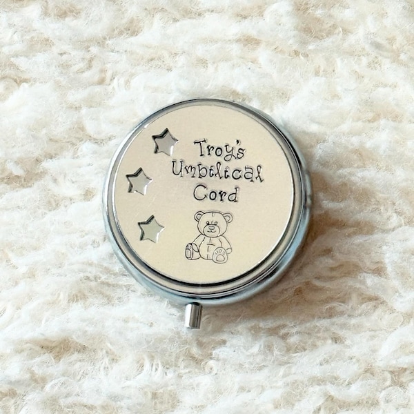 Umbilical Cord Box, Memory Box for Babies, Personalised Christening ...