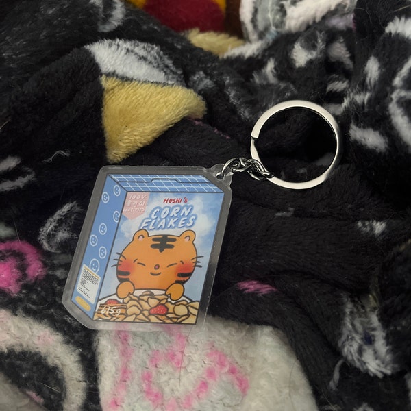 SVT Seventeen Hoshi Tiger Cereal Acrylic Keychain - Etsy