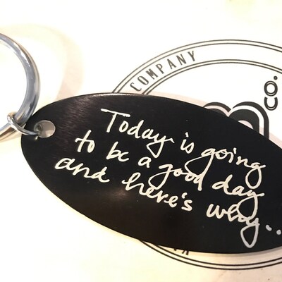 Handwritten Key Chain, Your Handwriting Keychain-or Font, Personalized ...