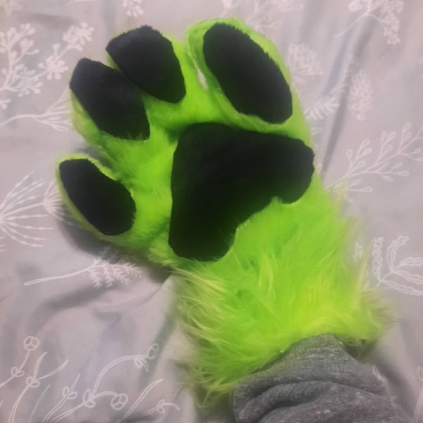 DIGITAL Feral Hand Paw Pattern for Fursuits - PDF Download - Etsy