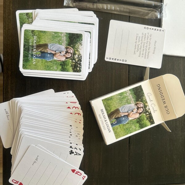 Customized Anniversary Gift | 5th Anniversary Playing Cards, Custom ...