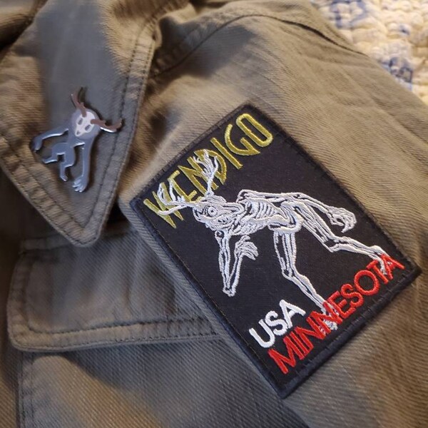 Wendigo Patch - Mystic Evil Spirit, Minnesota, USA Reisepatches ...