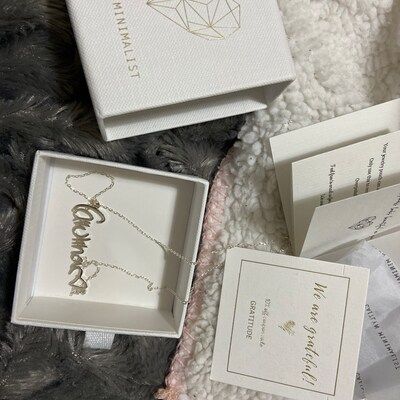 Memorial Signature Necklace Personalized Handwriting Necklace Keepsake ...