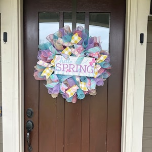 Hello Spring, Spring Wreath, Everyday Spring, Spring Wreath for Front ...