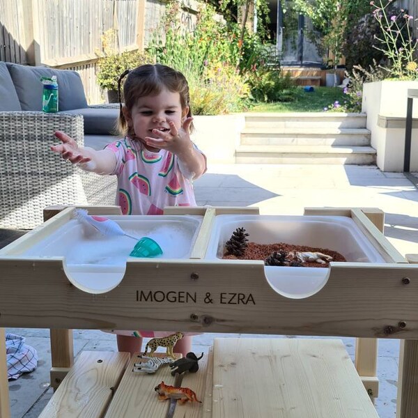 Wooden Sensory Stand | Sensory Table Sensory Bin Sand Table Water Table ...