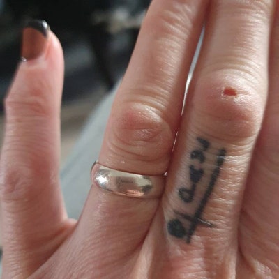 Personalized 5mm Sterling Silver Secret Message Ring - Etsy UK