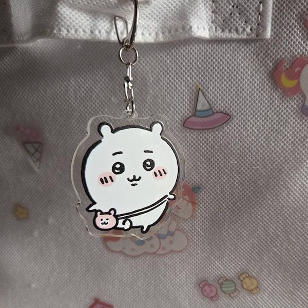 Chiikawa Acrylic Keychain, Chiikawa Double Side Keychain, Hachiware ...