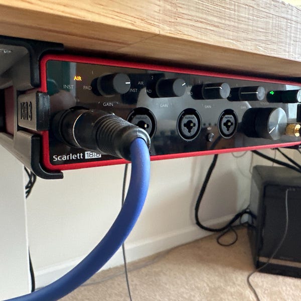 Rack Mount Kit for Focusrite Scarlett 8i6 3rd Gen 19 1.5U PETG Brackets ...